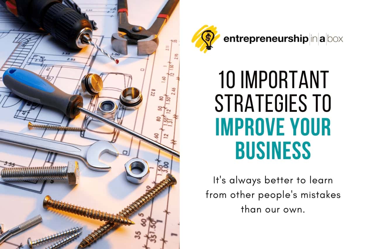 20 Important Strategies To Improve Your Business | Improvements