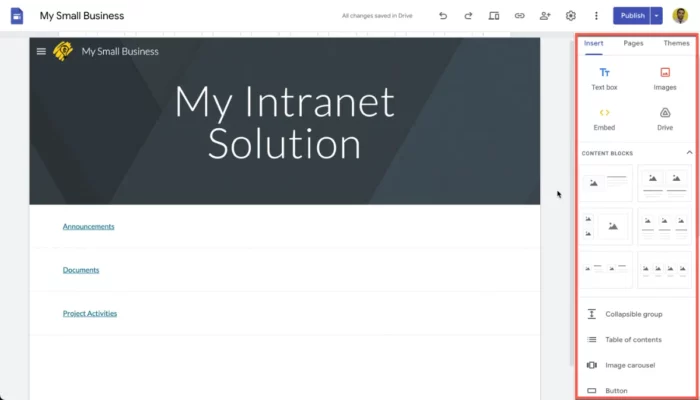 How to Create Google Sites Intranet Solution?