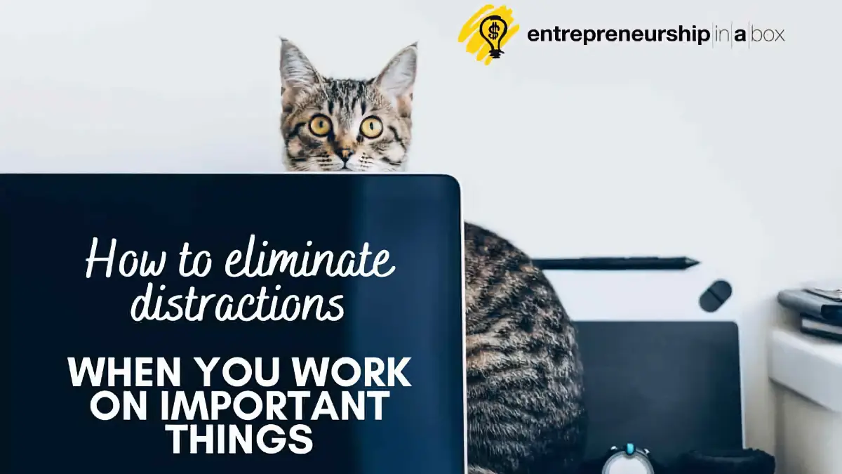 Eliminate Distractions to Work on Important Things | Productivity