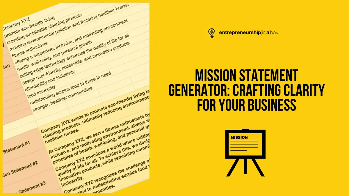 Mission Statement Generator: Create Your Purpose