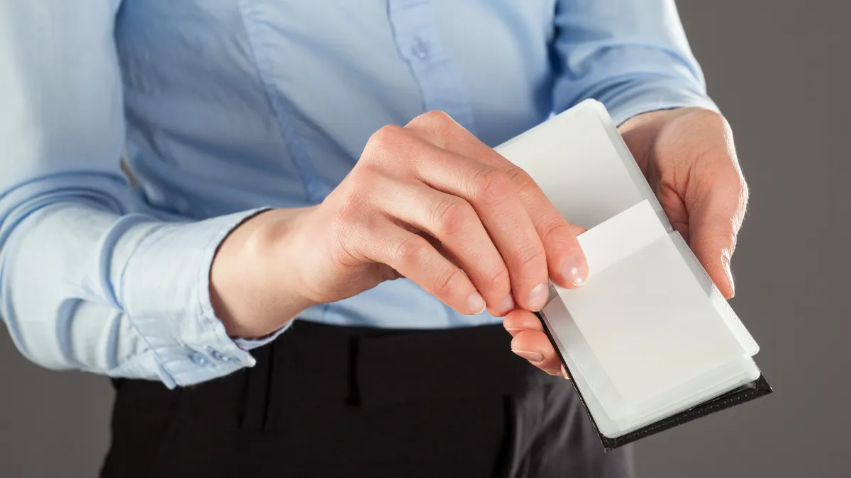 How to Store and Organize Business Cards