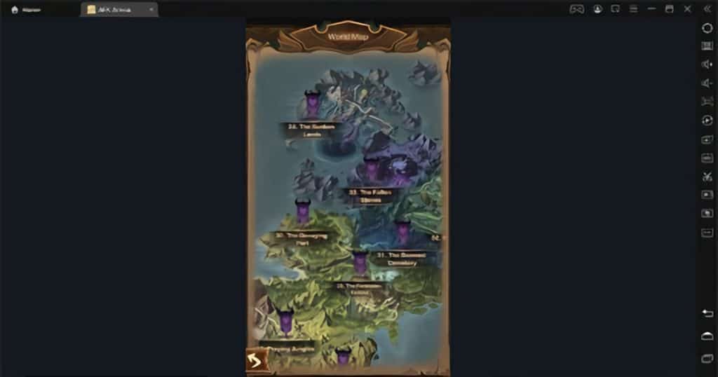 AFK Arena the Contorted Realm Map Guide on LDPlayer | General