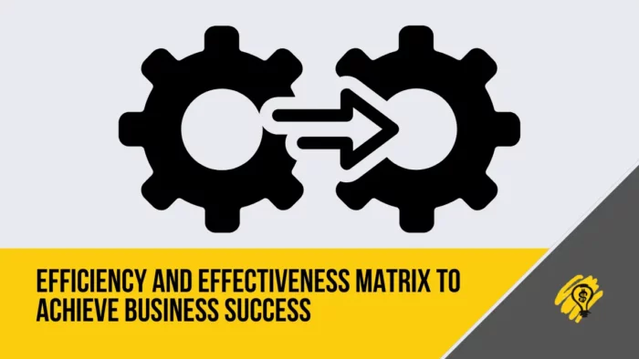 Efficiency and Effectiveness Matrix for Business Success